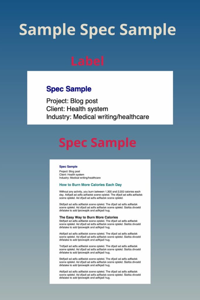 How to Create Spec Samples to Attract Your Ideal Clients - The Mighty ...